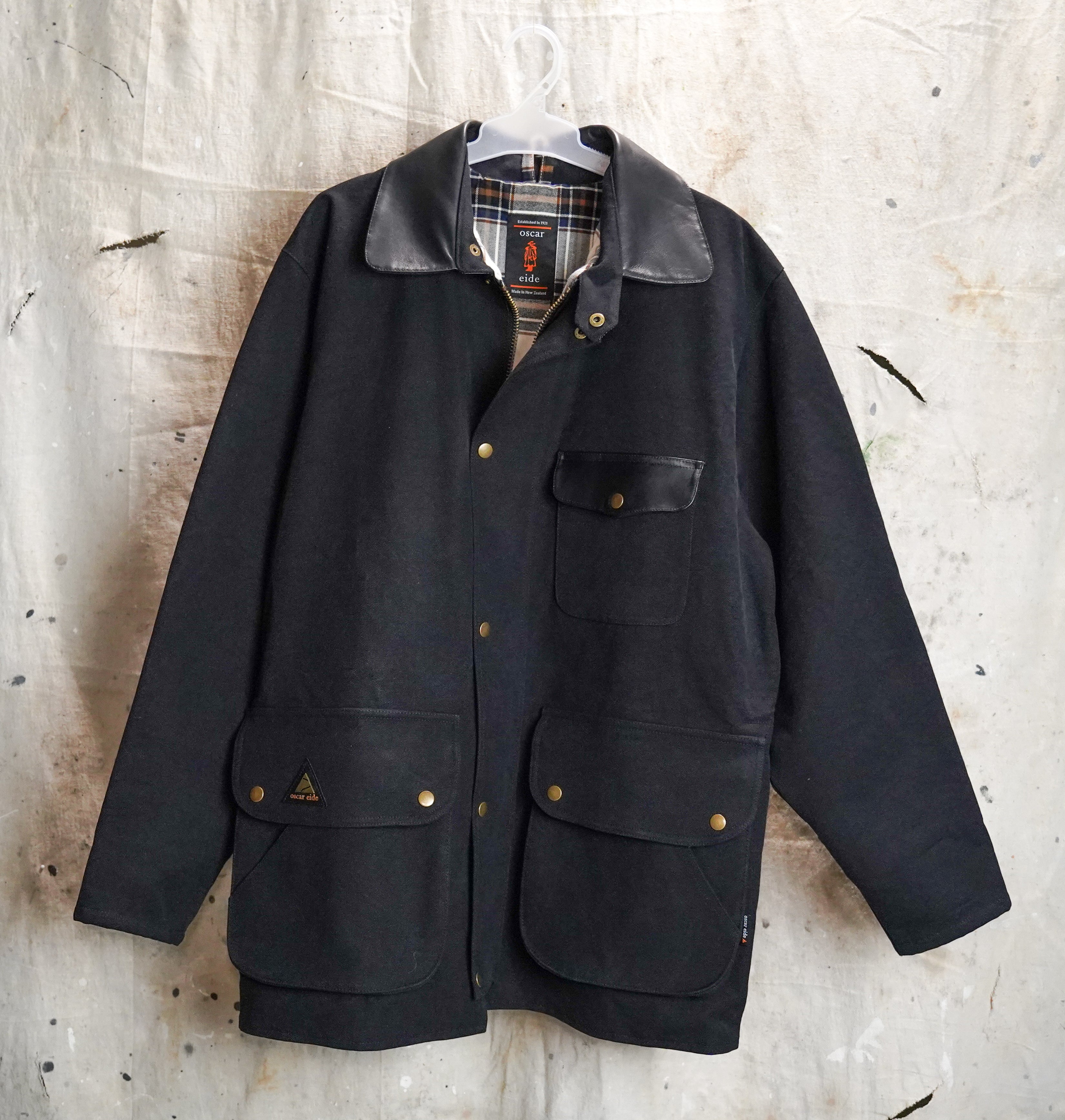Heritage Jacket -Piha Black – oscar eide nz
